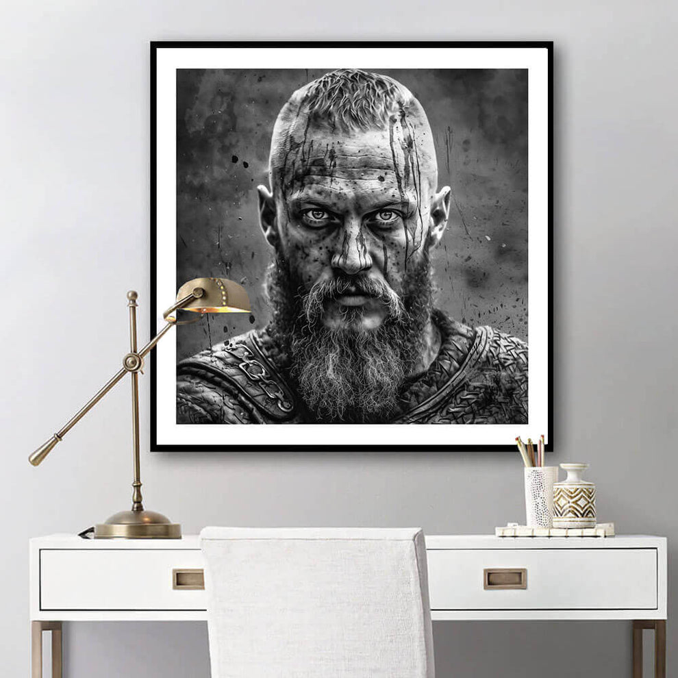 Ragnar King of The Vikings - Art Print – Jasmine and Jade Interiors