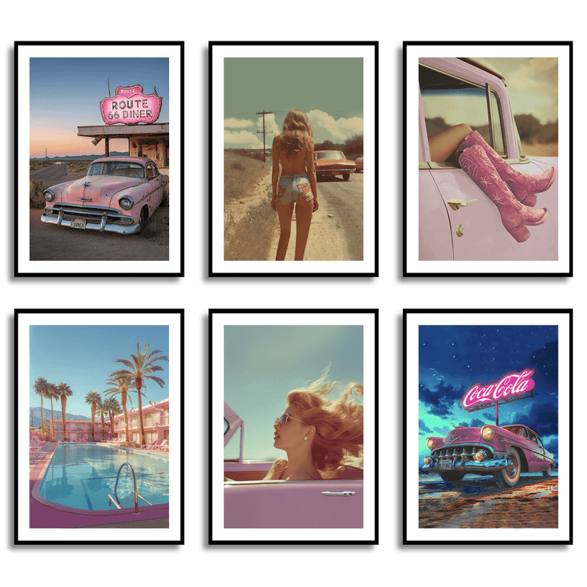 Route 66 Diner Art Print – Jasmine and Jade Interiors