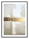 Gold Leaf Abstract (A) Art Print – Jasmine and Jade Interiors