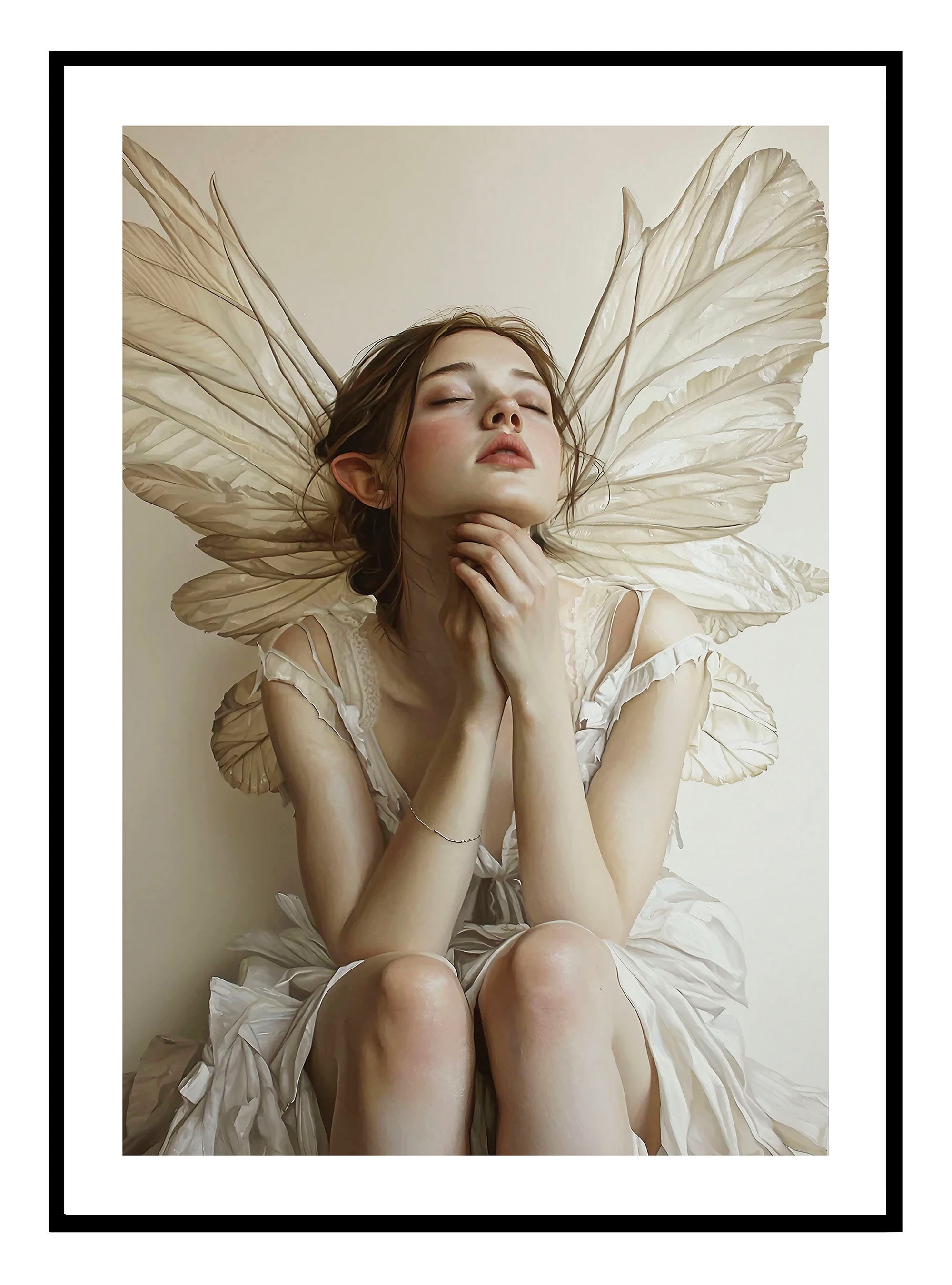 Ethereal Angel (C) Art Print – Celestial Wall Decor – Jasmine and Jade ...