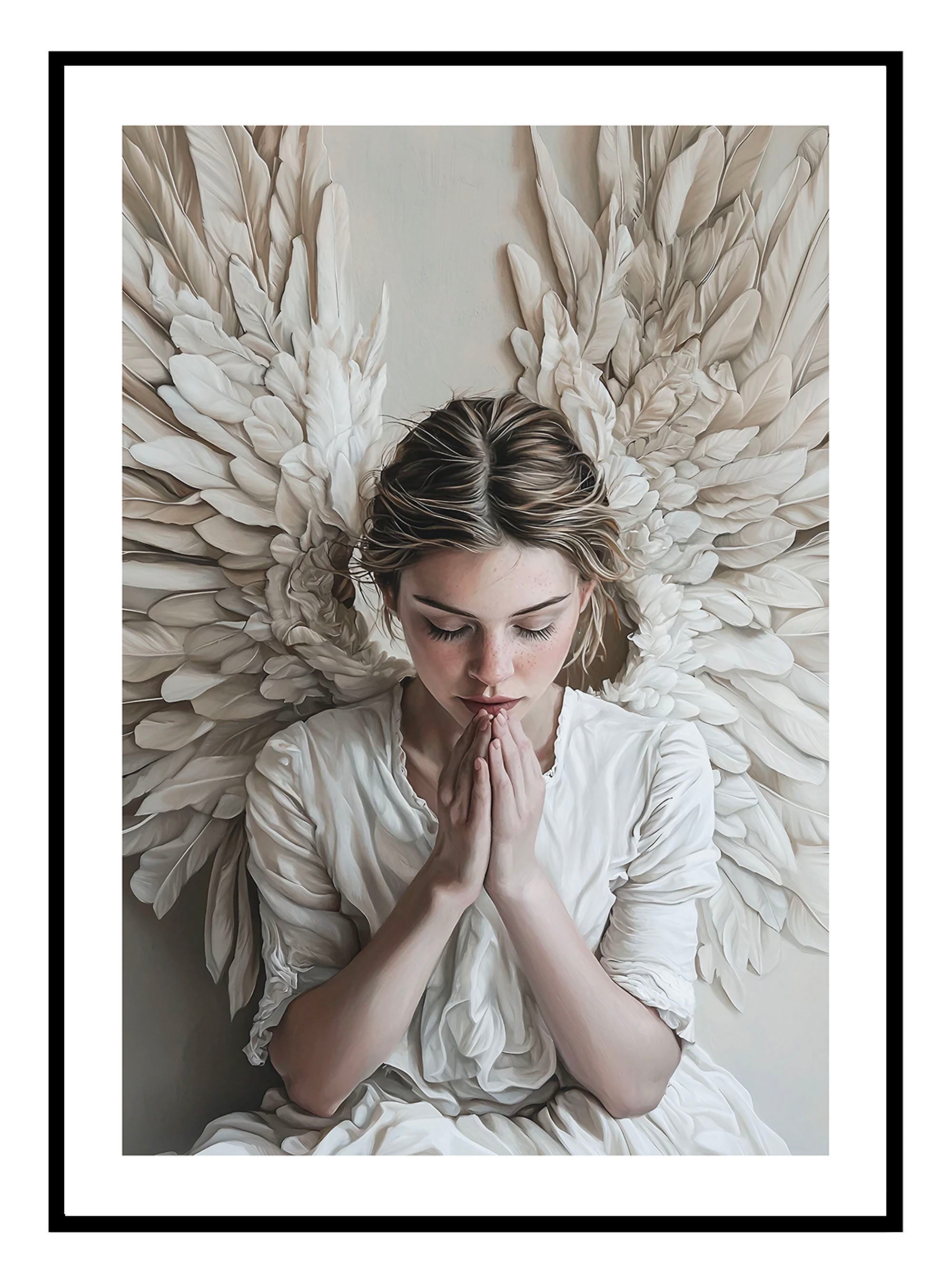 Ethereal Angel (D) Art Print – Celestial Wall Decor – Jasmine and Jade ...