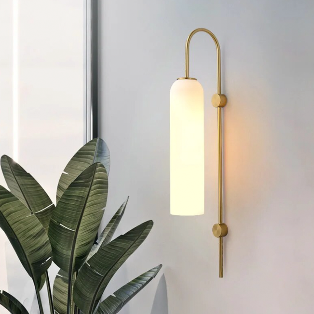 Elise Glass Wall Light - 5 Colours – Jasmine and Jade Interiors