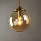 Eclipse Globe Wall Light – Amber, Clear, or Smokey Grey, Modern LED ...