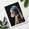Girl with a pearl earring - Bubble Pop Art Print - Free Printable Art ...