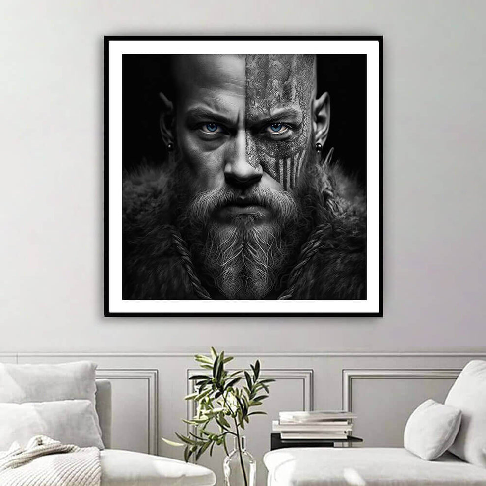 Ragnar Lothbrok Viking Art Print (B) – Jasmine and Jade Interiors