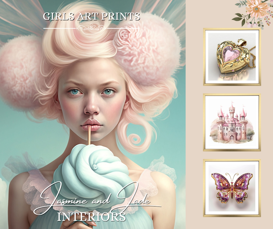 Girls Art Prints – Jasmine and Jade Interiors