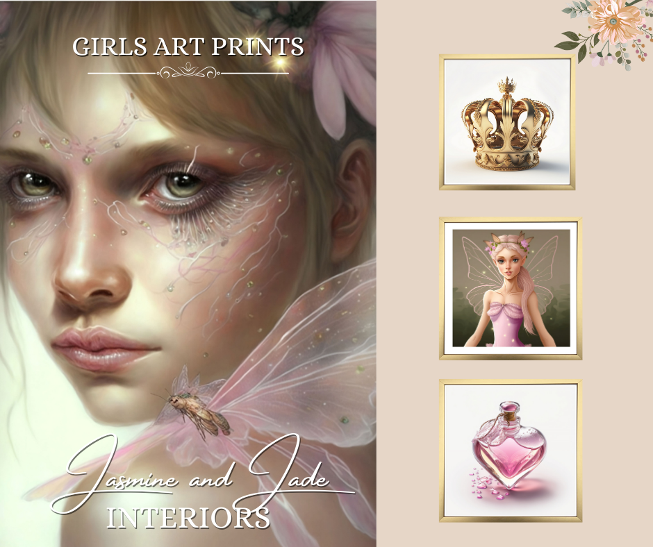 Girls Art Prints – Jasmine and Jade Interiors