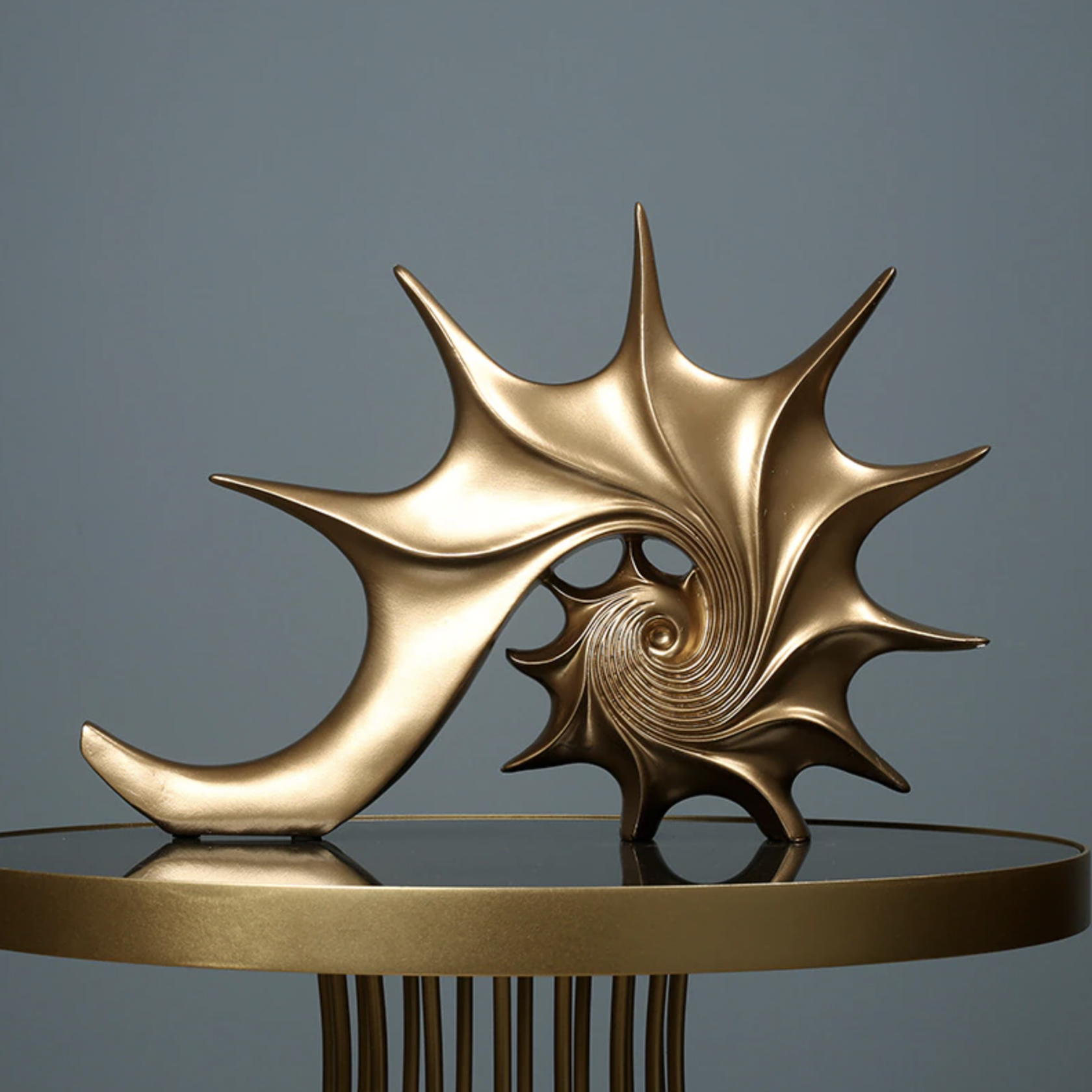 Conch Shell Sculpture - 2 Colours – Jasmine and Jade Interiors