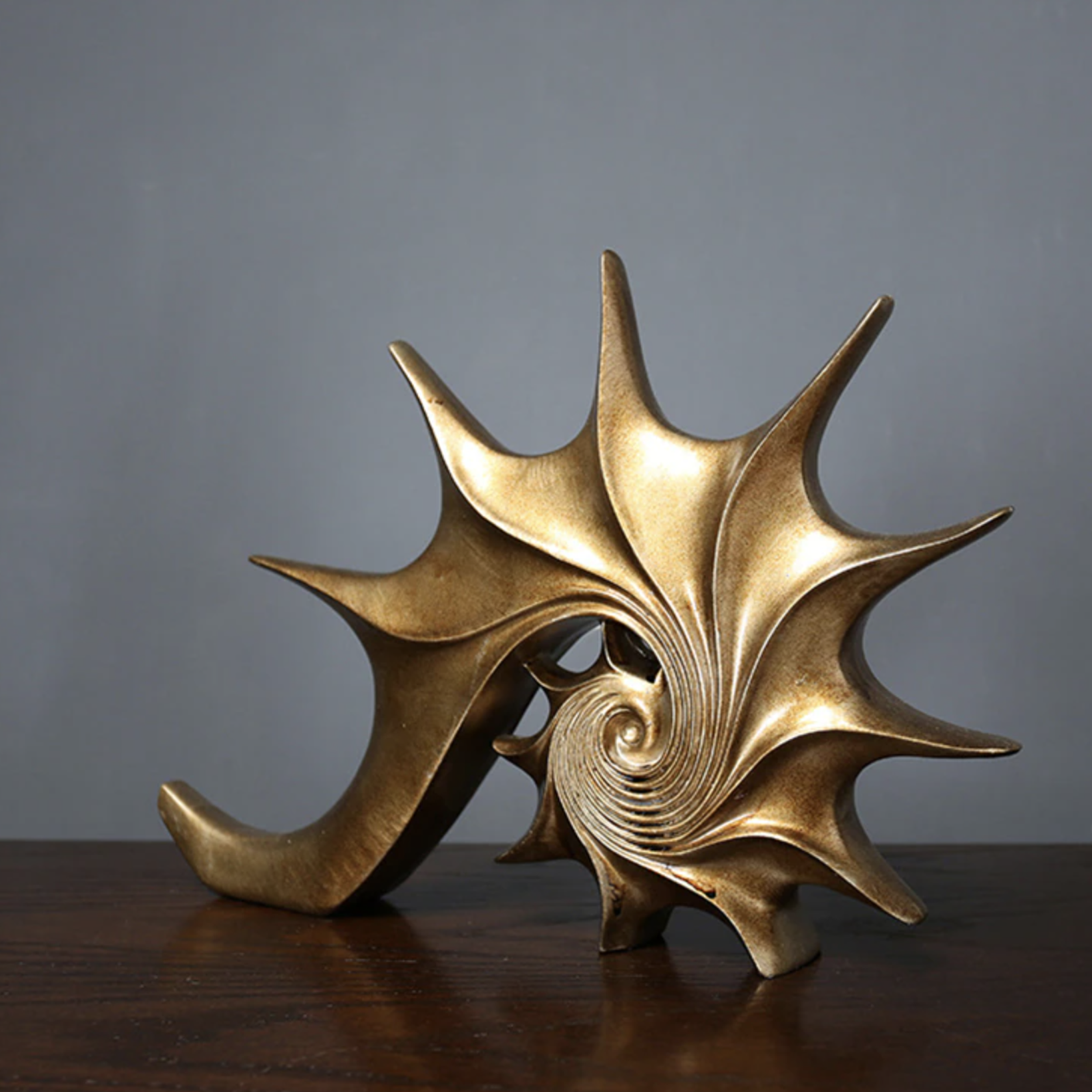 Conch Shell Sculpture - 2 Colours – Jasmine and Jade Interiors