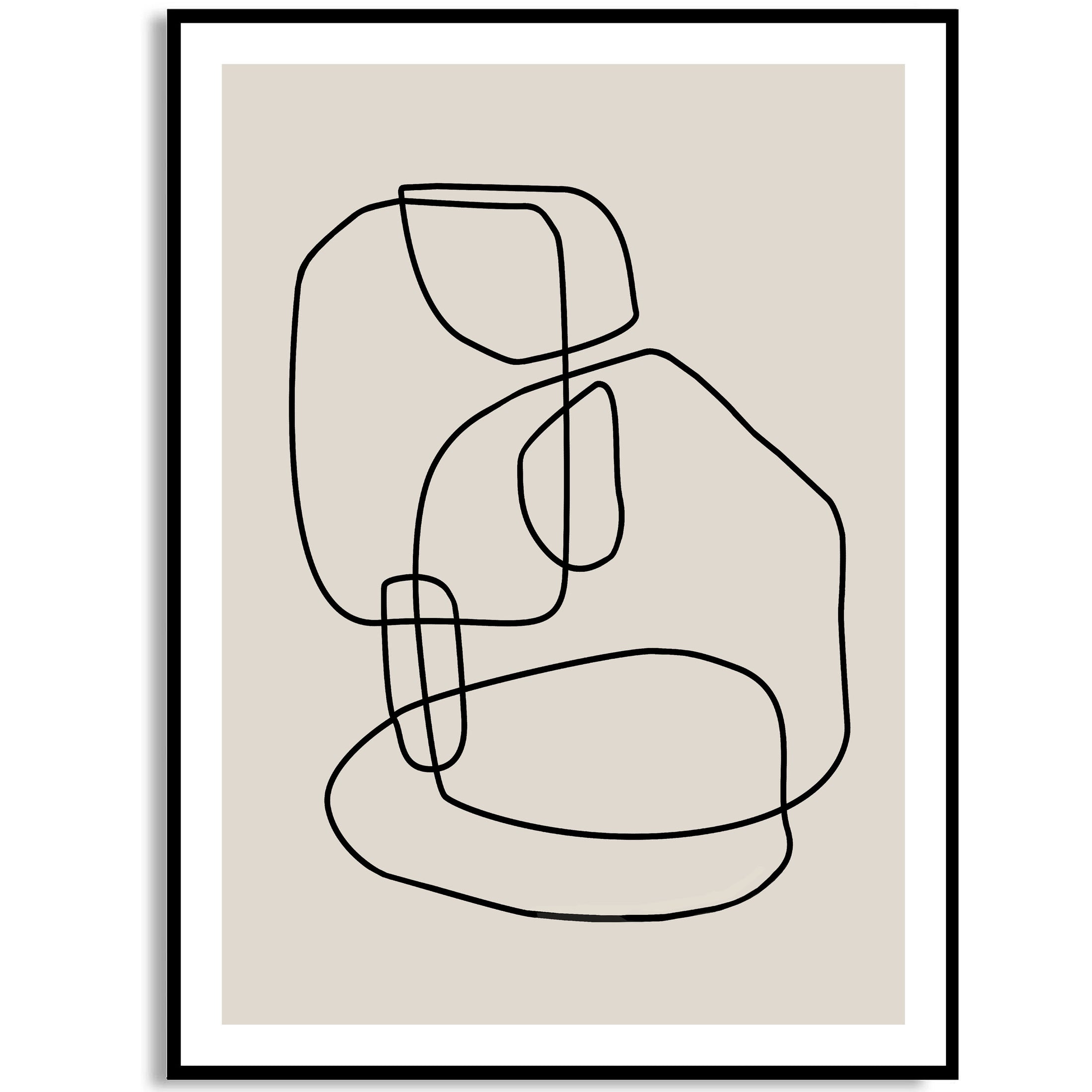Boho Forms No.4 Art Print – Jasmine and Jade Interiors