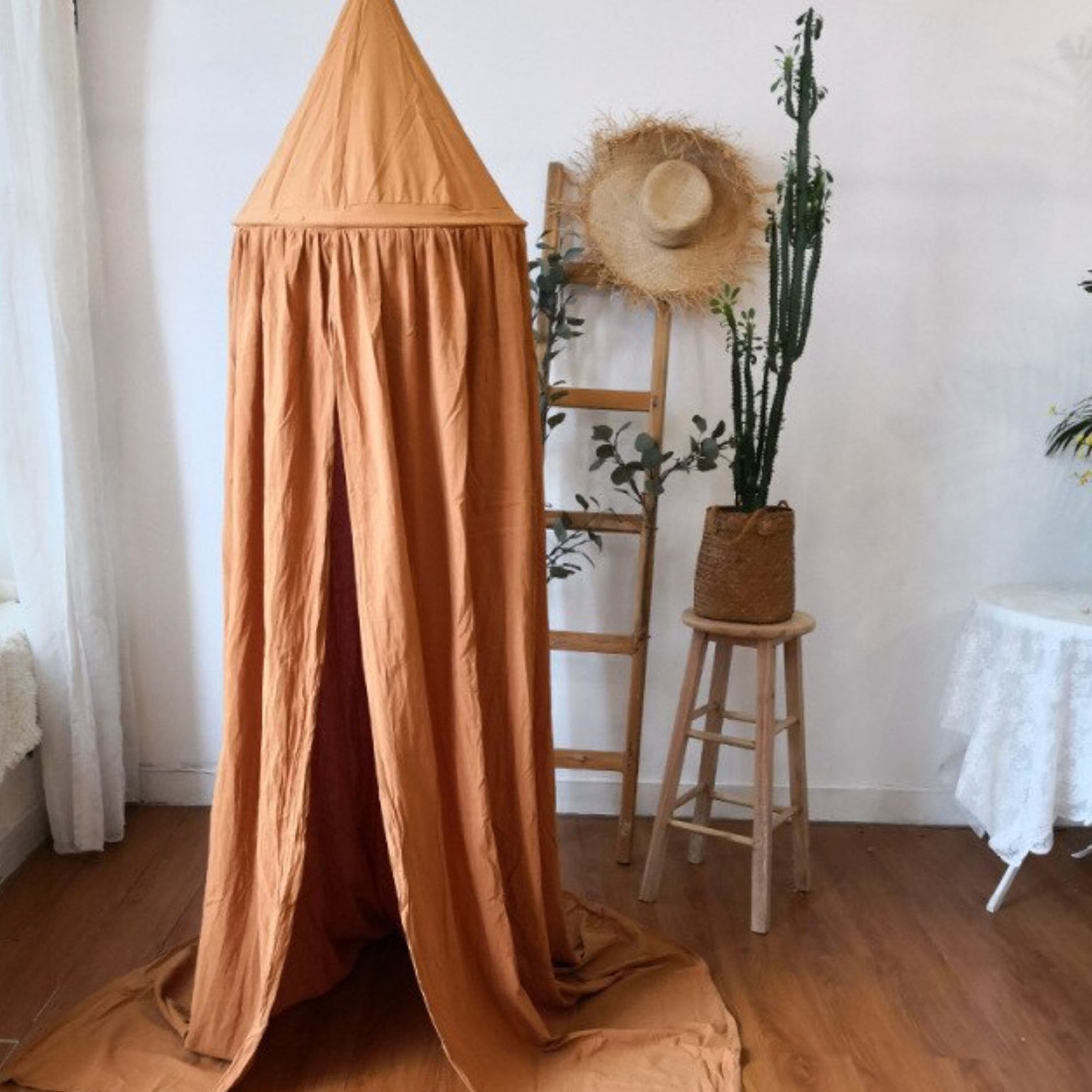 Rust Bed Canopy - 6 Different Colours – Jasmine and Jade Interiors