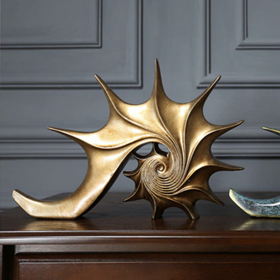 Conch Shell Sculpture - 2 Colours – Jasmine and Jade Interiors