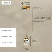 Nordic Diamond Pendant Light | Elegant Crystal LED Lighting – Jasmine ...