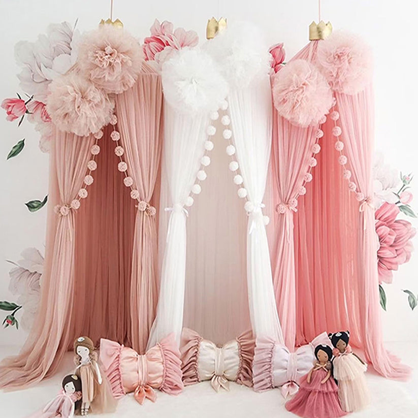 Princess Bed Canopy – 6 Colours, Magical Bedroom Decor for Girls ...