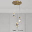 Nordic Diamond Pendant Light | Elegant Crystal LED Lighting – Jasmine ...