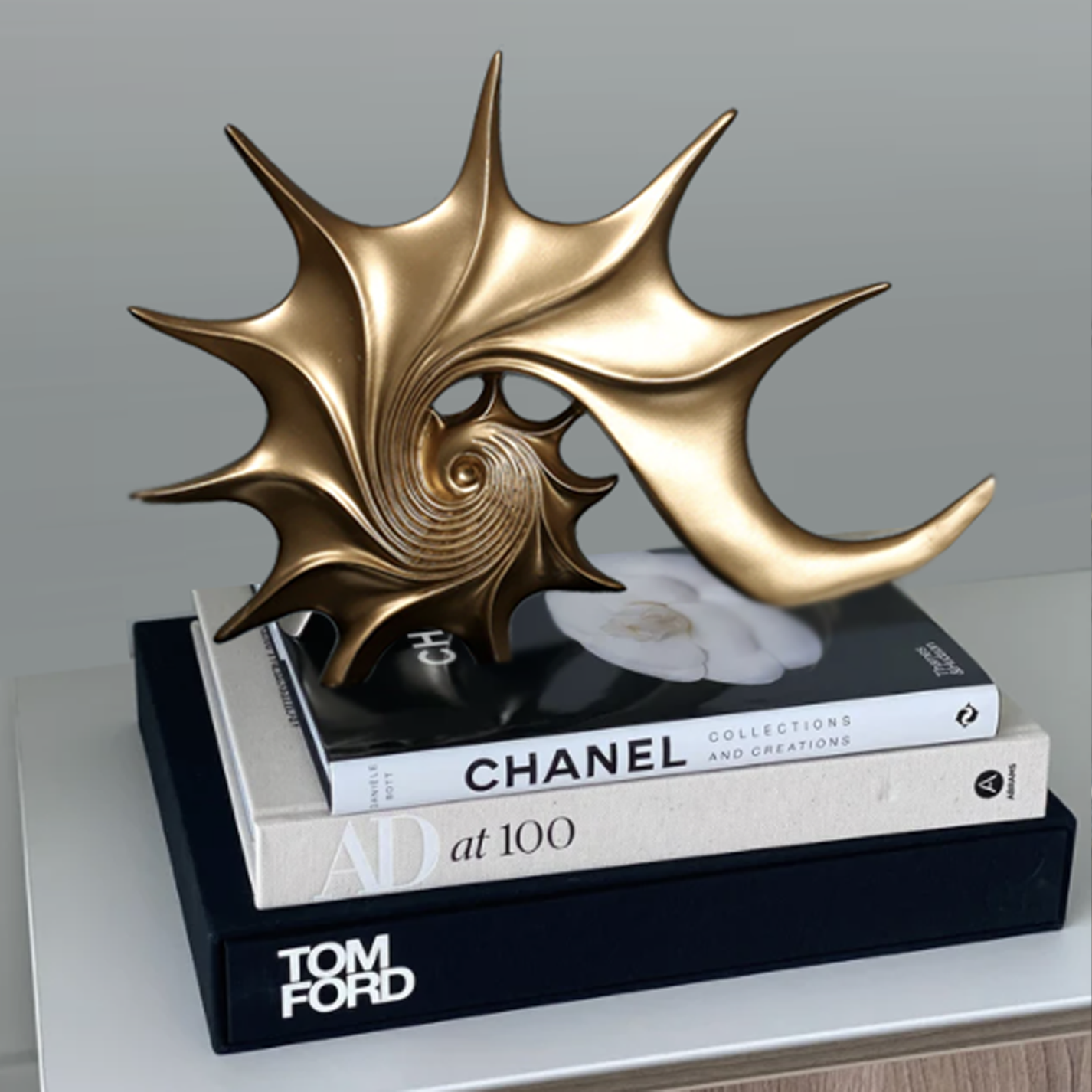 Conch Shell Sculpture - 2 Colours – Jasmine and Jade Interiors