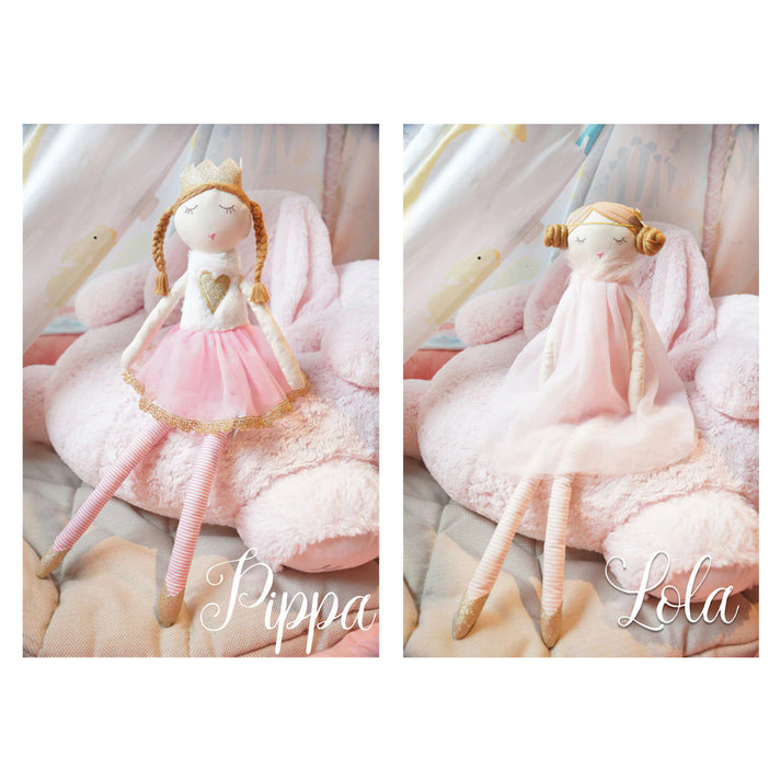 Princess Rag Doll – 50cm Soft Touch Long Leg Doll – Jasmine and Jade ...