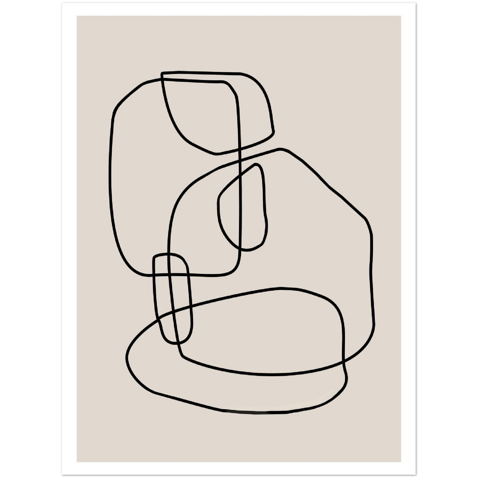 Boho Forms No.4 Art Print – Jasmine and Jade Interiors